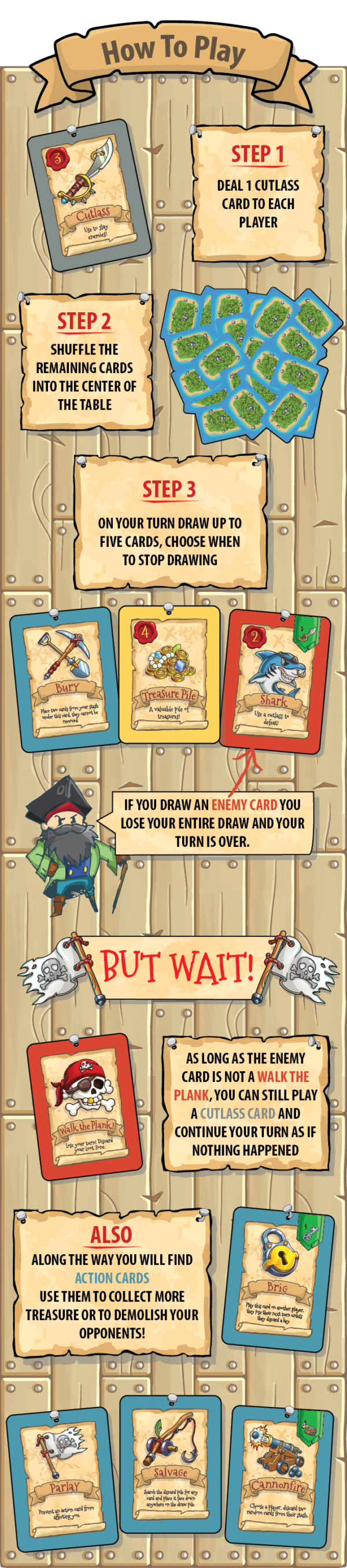 Pirate Card Game Gold n' Grog | Next Adventure Games