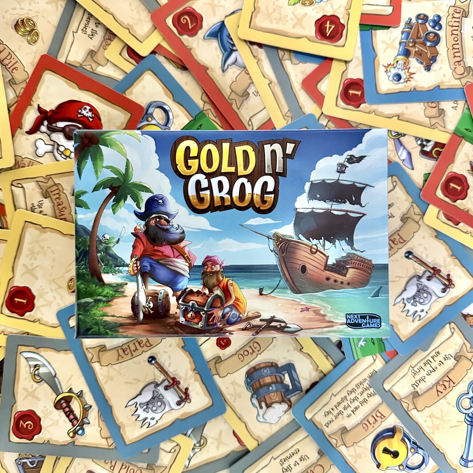 Pirate Card Game Gold n' Grog | Next Adventure Games